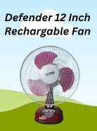 Rechargeable Defender AC/DC Fan 12 inch